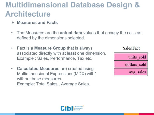 Business Intelligence and Multidimensional Database | PPT