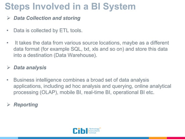 Business Intelligence and Multidimensional Database | PPT