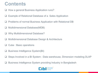 Business Intelligence and Multidimensional Database | PDF