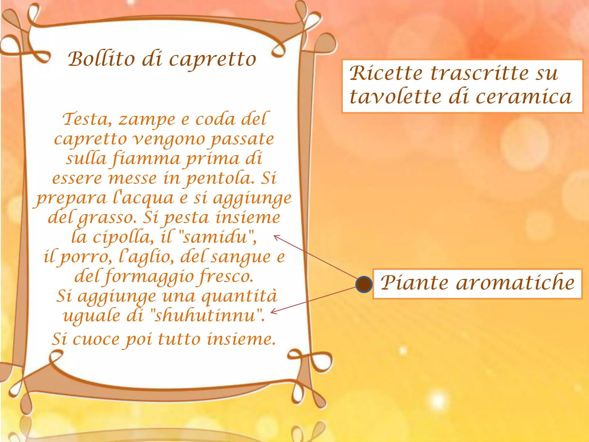 Cibo tradizionale assiro babilonese | PPTX