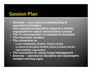 Operational Discipline: 15 Characteristics of great companies and their ...