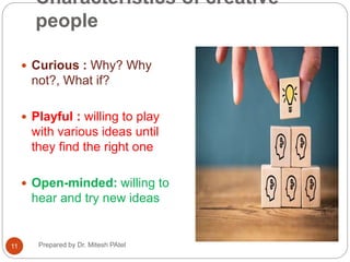 Creativity Tools and Techniques | PPTX