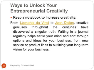 Creativity Tools and Techniques | PPTX