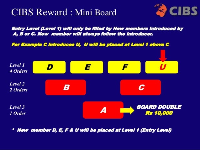 Cibs Plan Presentation
