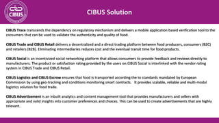 Cibus ico-presentation | PDF | Food Industry | Industries