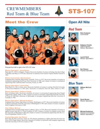 Cibx 2 is mentioned on sts-107 space shuttle columbia in 2003 that ...