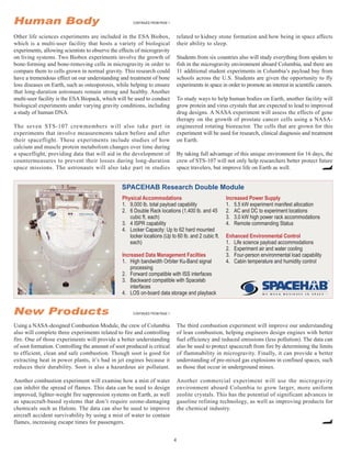 Cibx 2 is mentioned on sts-107 space shuttle columbia in 2003 that ...