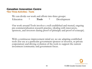 CIC overview | PPT | Business | Business and Finance