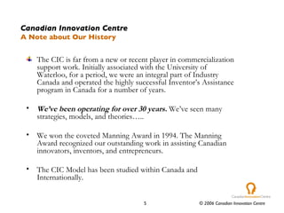 CIC overview | PPT | Business | Business and Finance