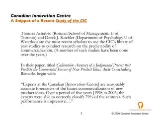 CIC overview | PPT | Business | Business and Finance