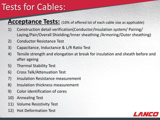 C&I Cables Tests | PDF