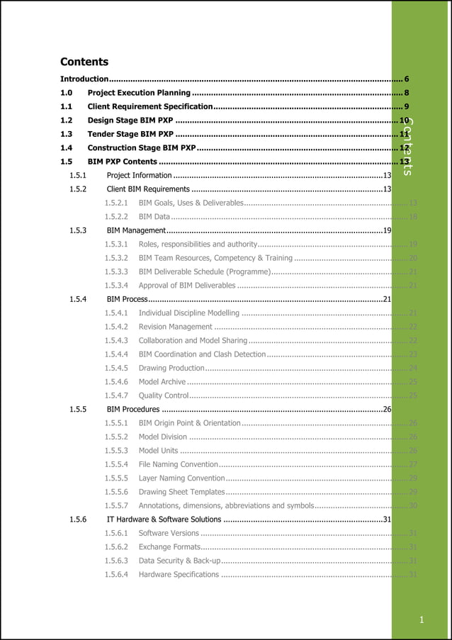 CIC Building Information Modelling Standards Draft 6.2 | PDF