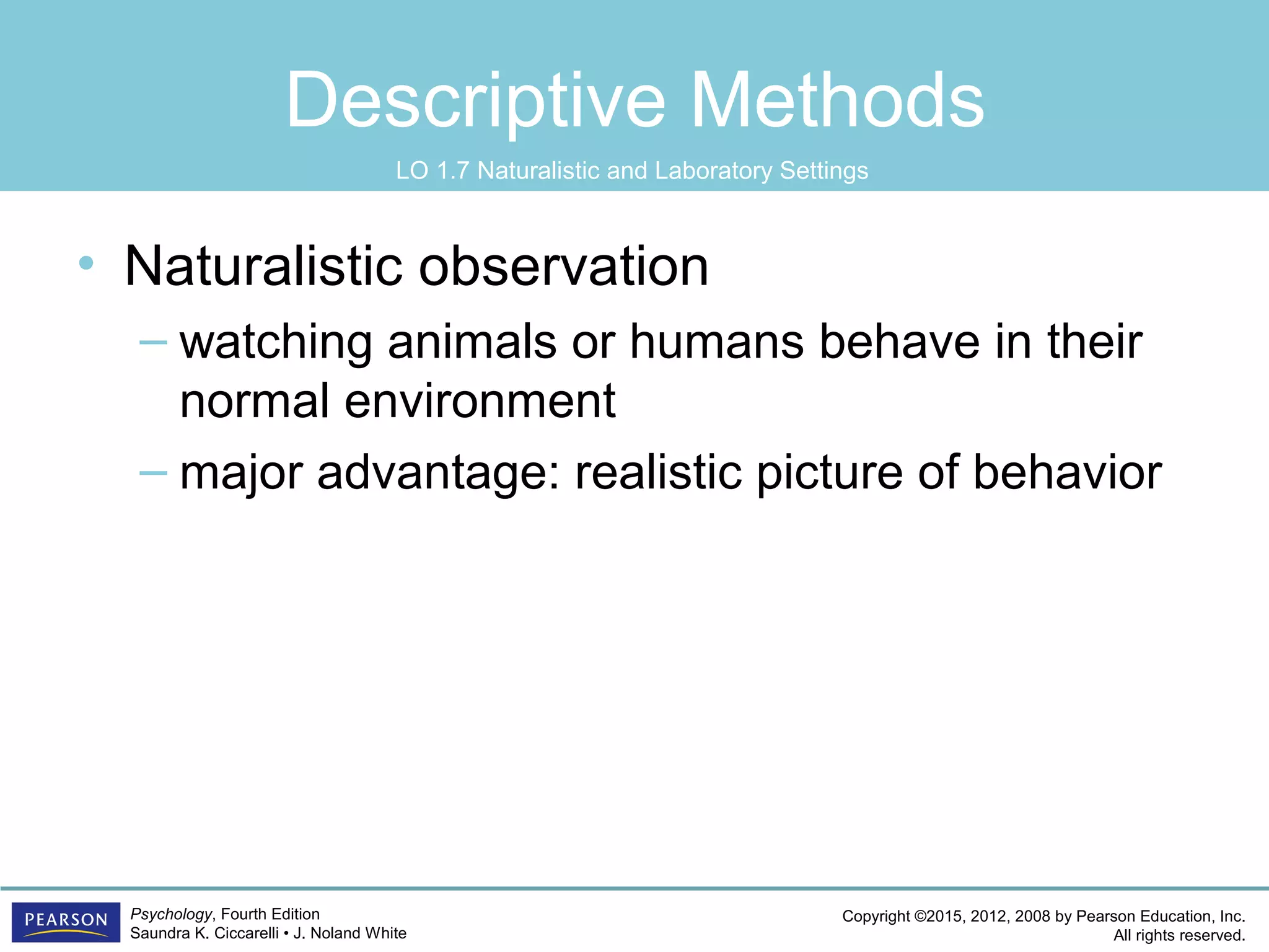 PSYC1101 - Chapter 1, 4th Edition PowerPoint | PPT