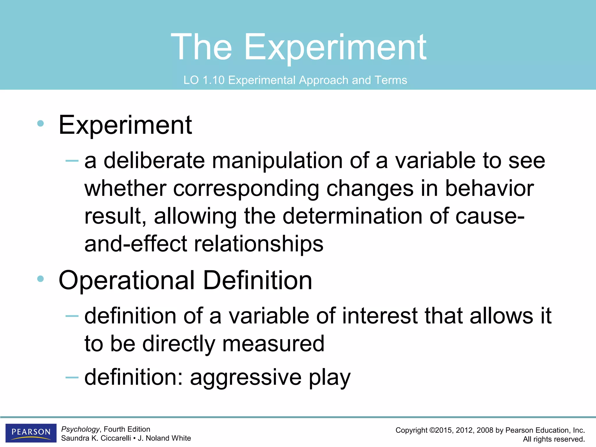 PSYC1101 - Chapter 1, 4th Edition PowerPoint | PPT