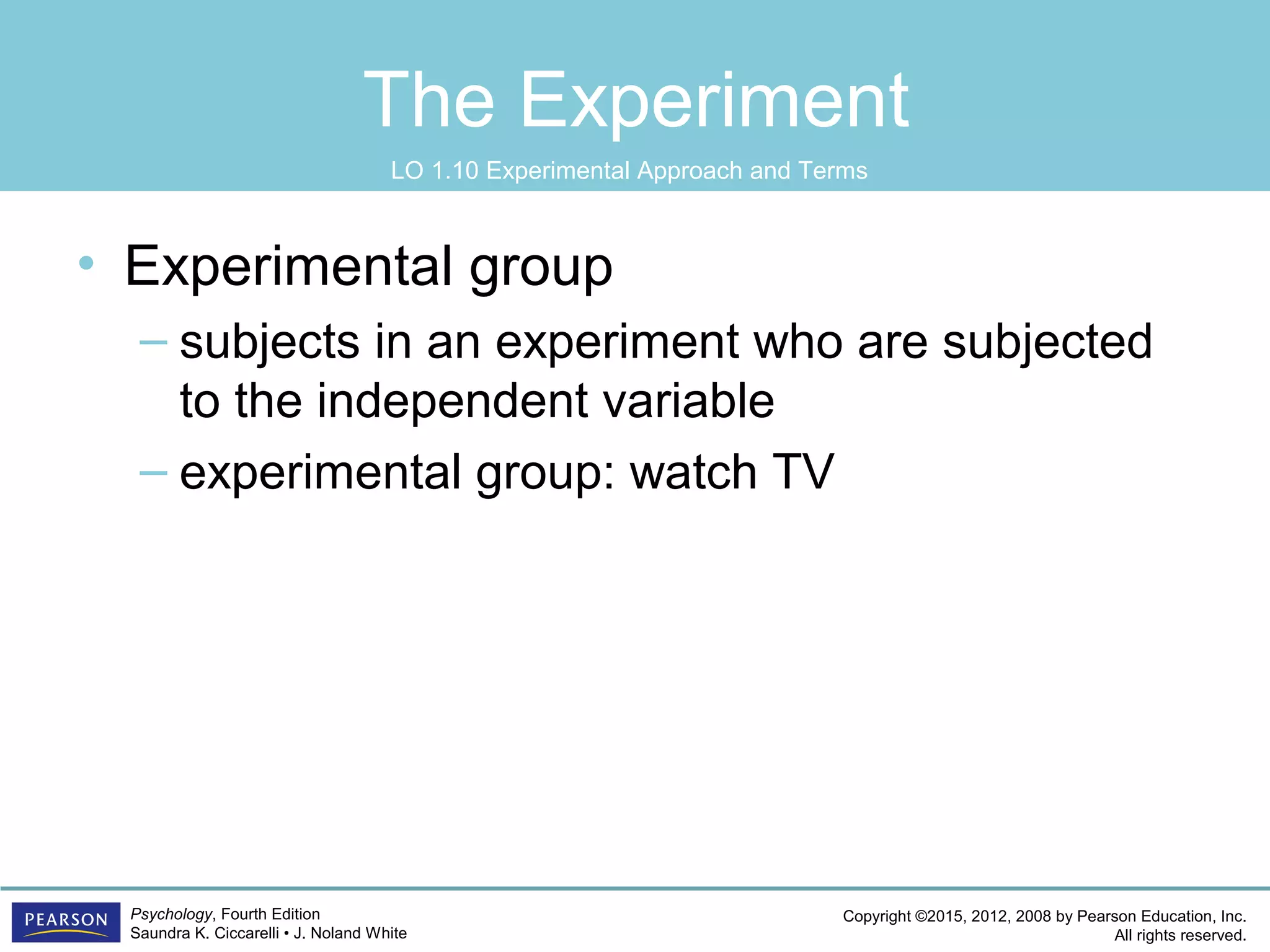 PSYC1101 - Chapter 1, 4th Edition PowerPoint | PPT
