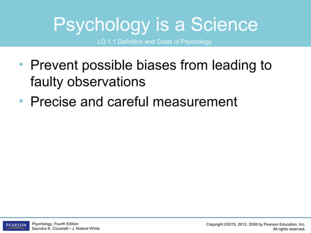 PSYC1101 - Chapter 1, 4th Edition PowerPoint | PPT | Science