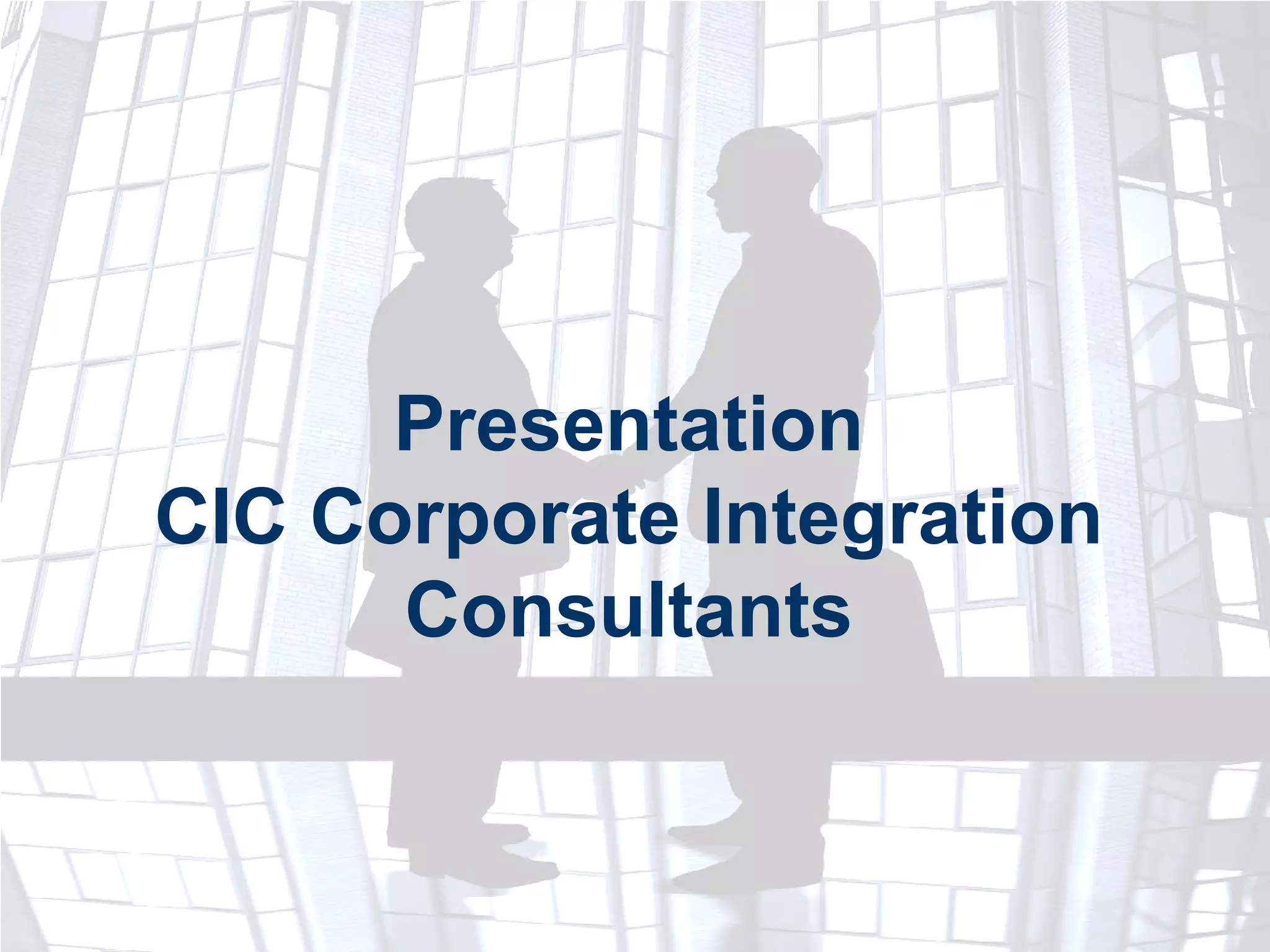 CIC company presentation | PPT