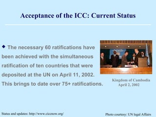 CICCPresentation on International Criminal Court | PPT