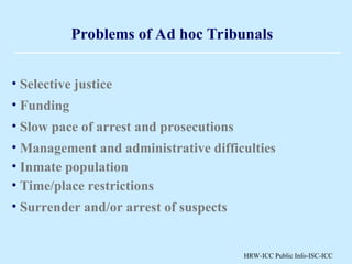 CICCPresentation on International Criminal Court | PPT