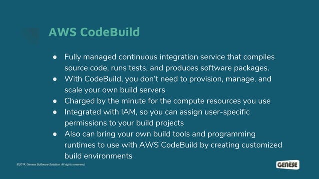 CI/CD using CodeCommit CodeBuild CodeDeploy CodePipeline | PPT