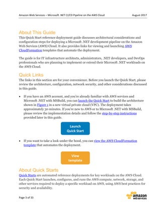 CI/CD Pipeline using AWS cloud | PDF