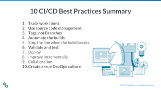 CI/CD Best Practices for Your DevOps Journey | PPTX