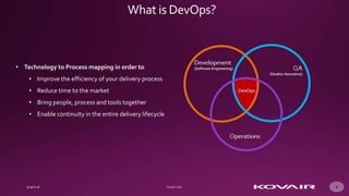 Presentation on 3 Pillars of DevOps - Kovair DevOps | PPT | Free Download