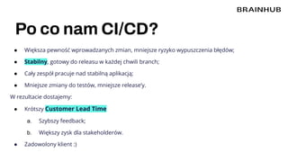 Konfiguracja GitLab CI/CD pipelines od podstaw | PPT