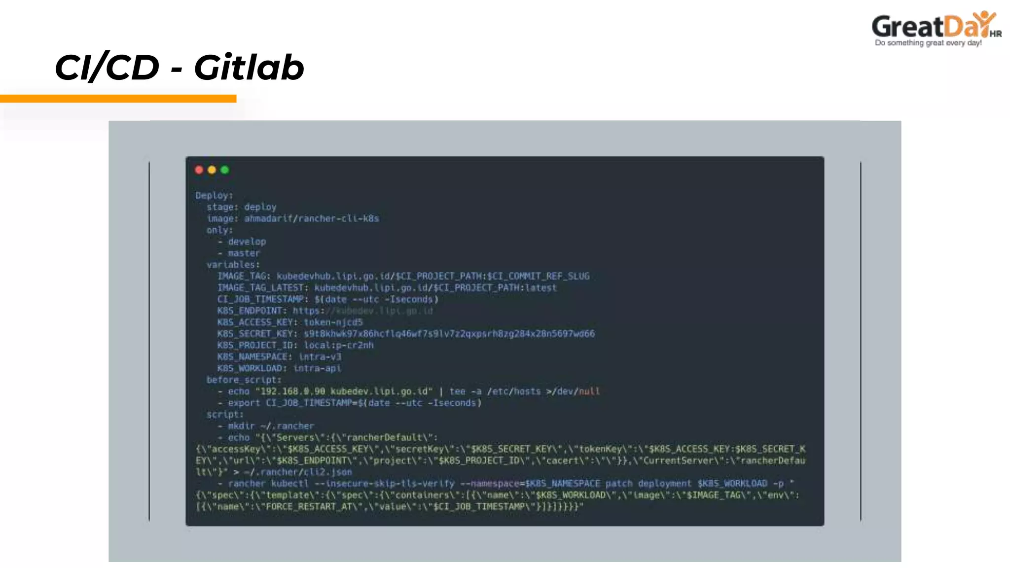 CI/CD Pipeline menggunakan Gitlab | PPTX