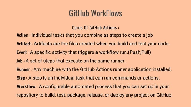 CICD Pipeline Using Github Actions | PPTX