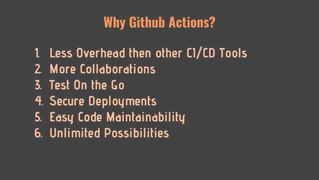 CICD Pipeline Using Github Actions | PPTX