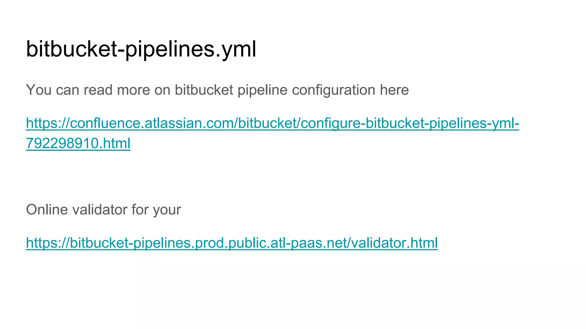 CI/CD with Bitbucket pipelines | PPTX | Cloud Computing | Internet