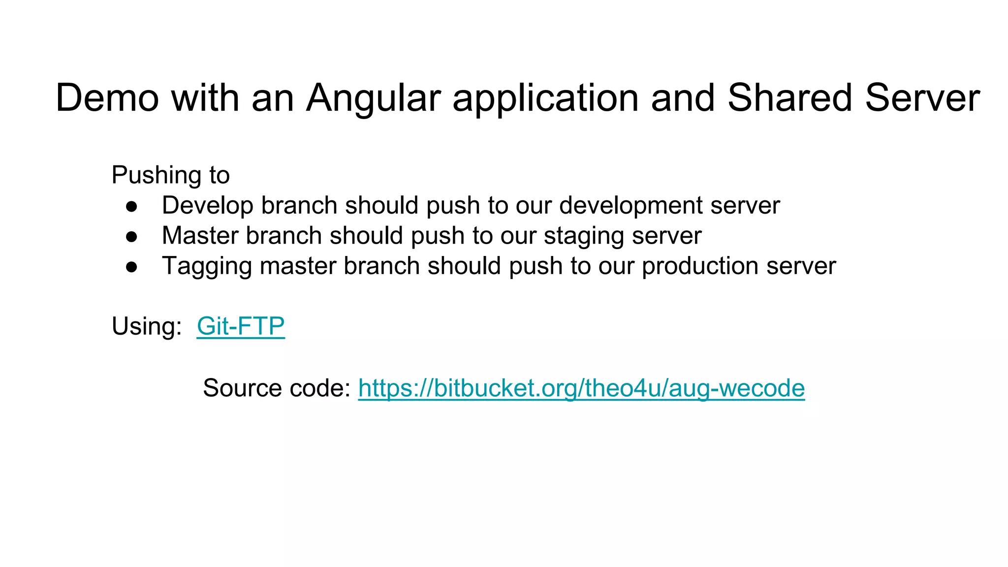 CI/CD with Bitbucket pipelines | PPTX | Cloud Computing | Internet