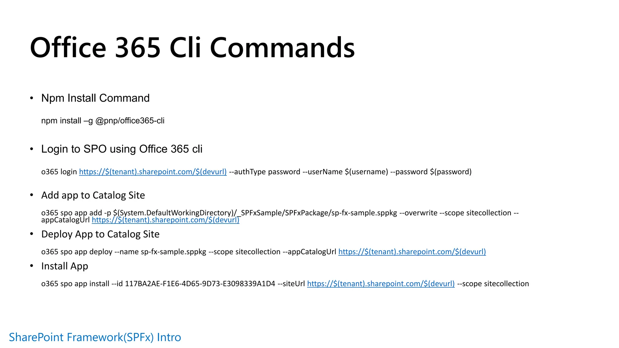 CICD with SharePoint SPFx A useful overview | PPTX