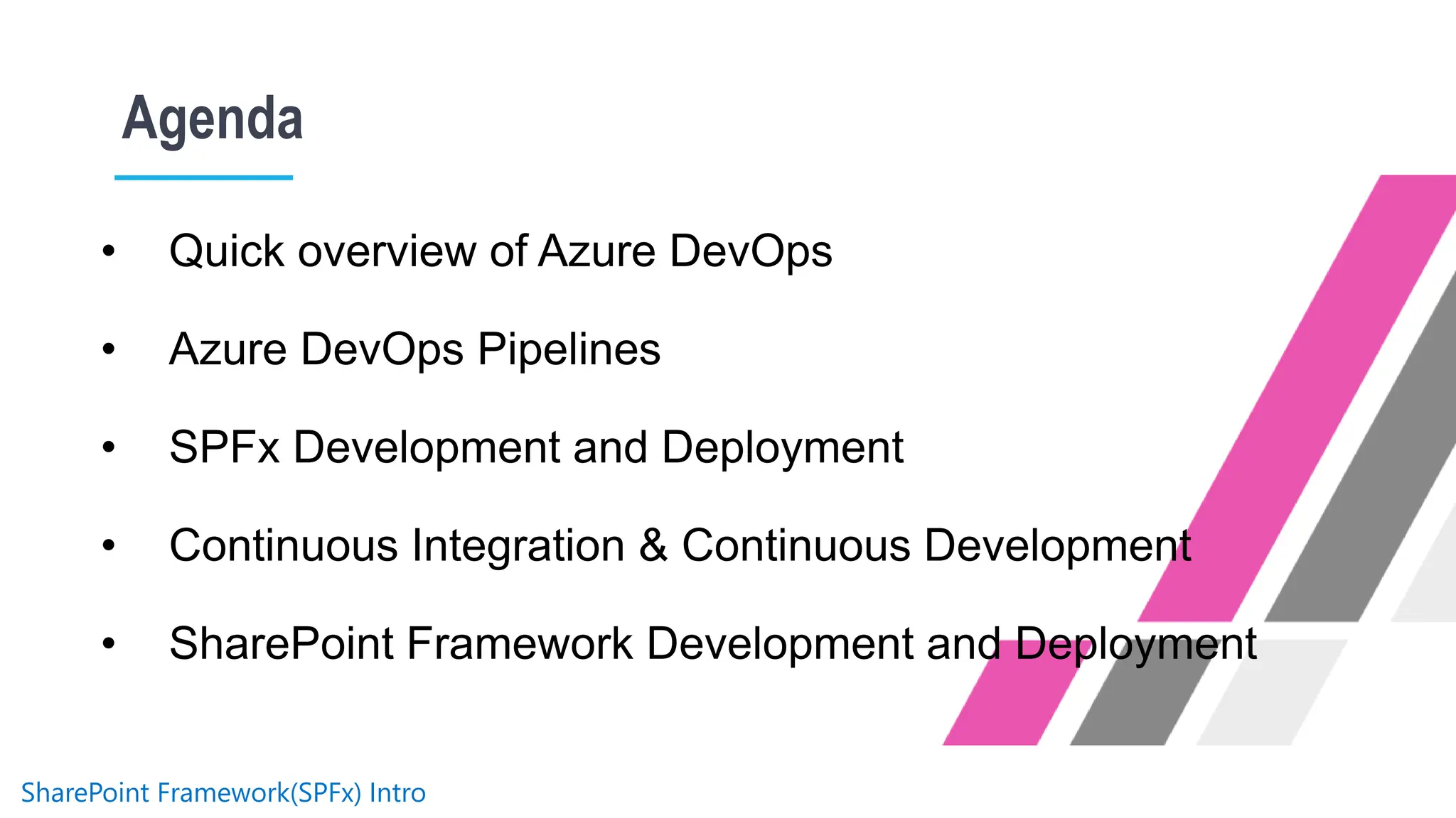 CICD with SharePoint SPFx A useful overview | PPTX