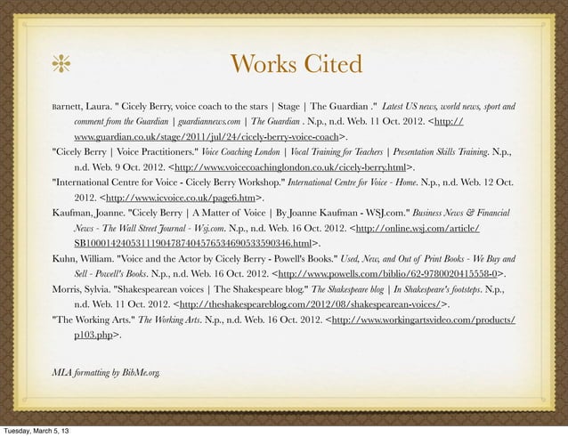 Cicely berry pp | PDF | Books and Literature