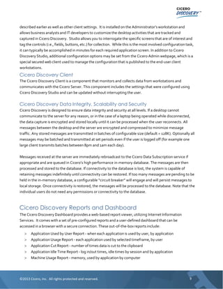 Cicero Discovery White Paper | PDF