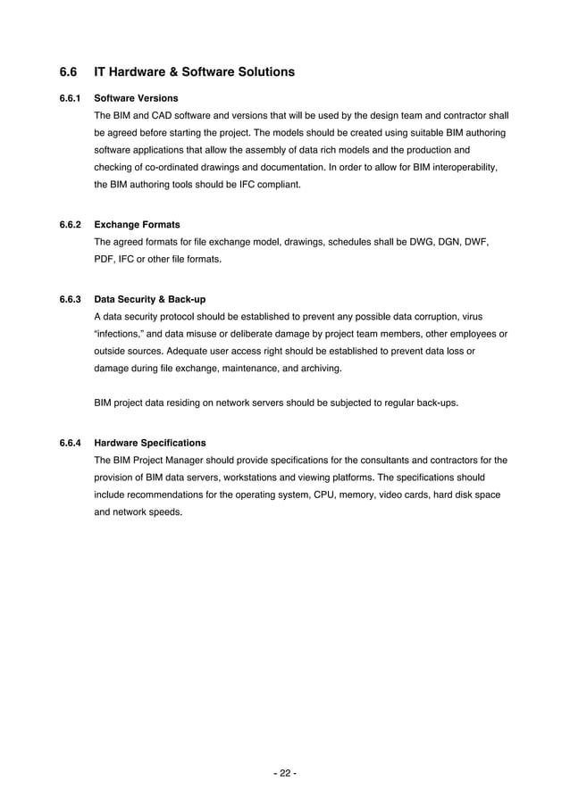 Hong Kong BIM Standards, Building Information Model - Project Execution ...
