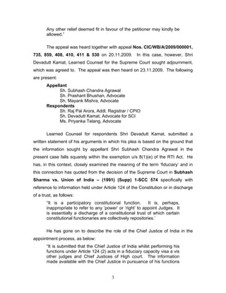 Cic judgement appointments | PDF