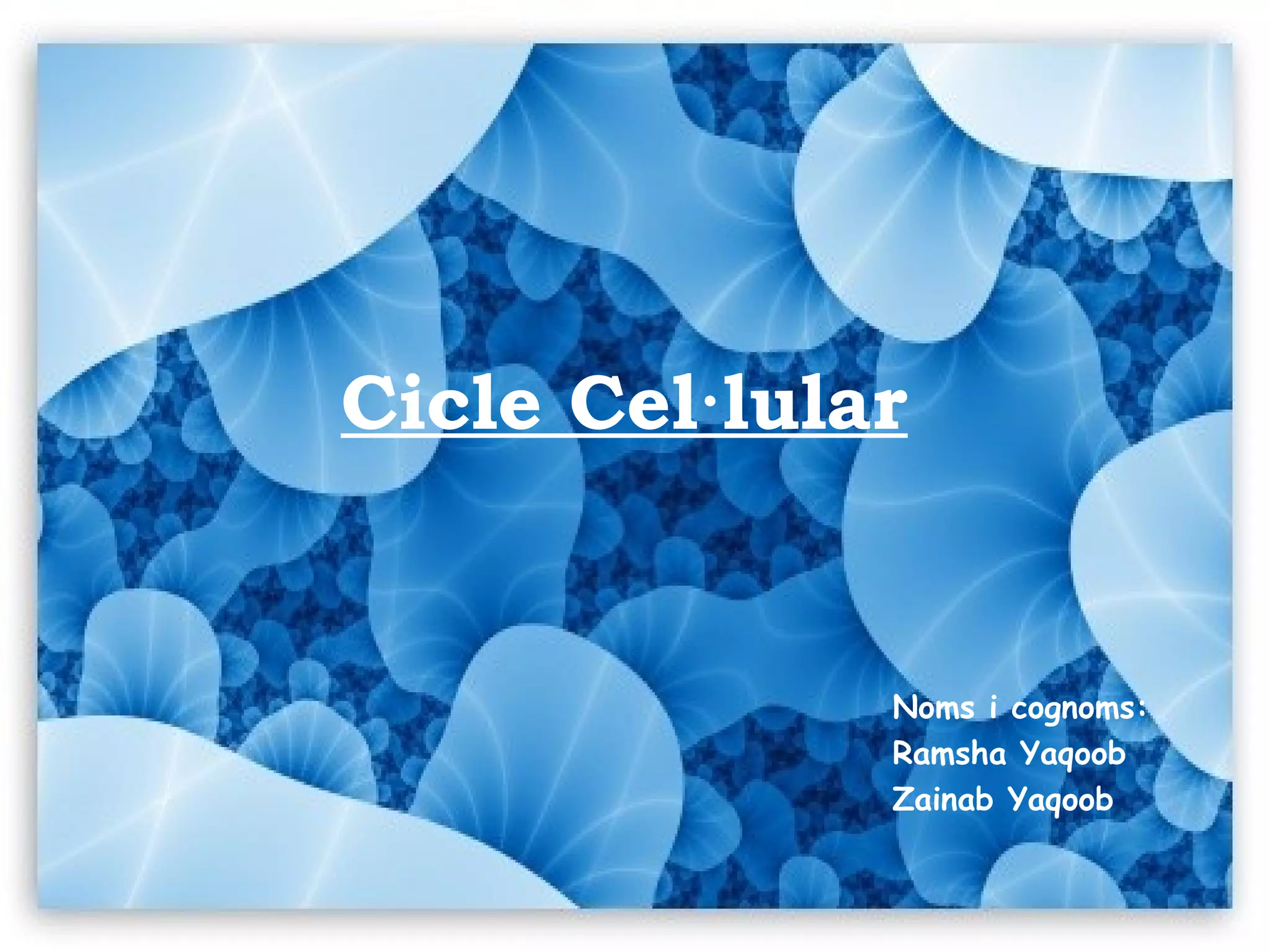 Cicle cel·lular | PPT