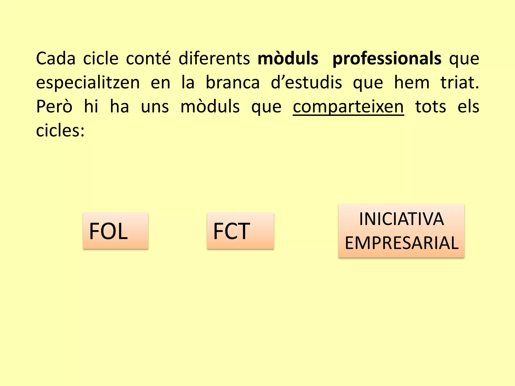 Cicles formatius | PPT