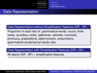 Identification of Translationese: A Machine Learning Approach | PDF | Technology & Computing