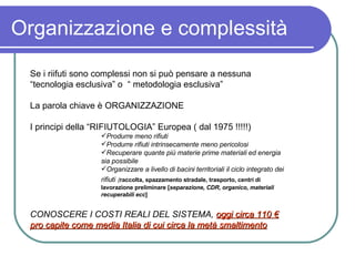 Ciclo Integrato dei rifu | PPT