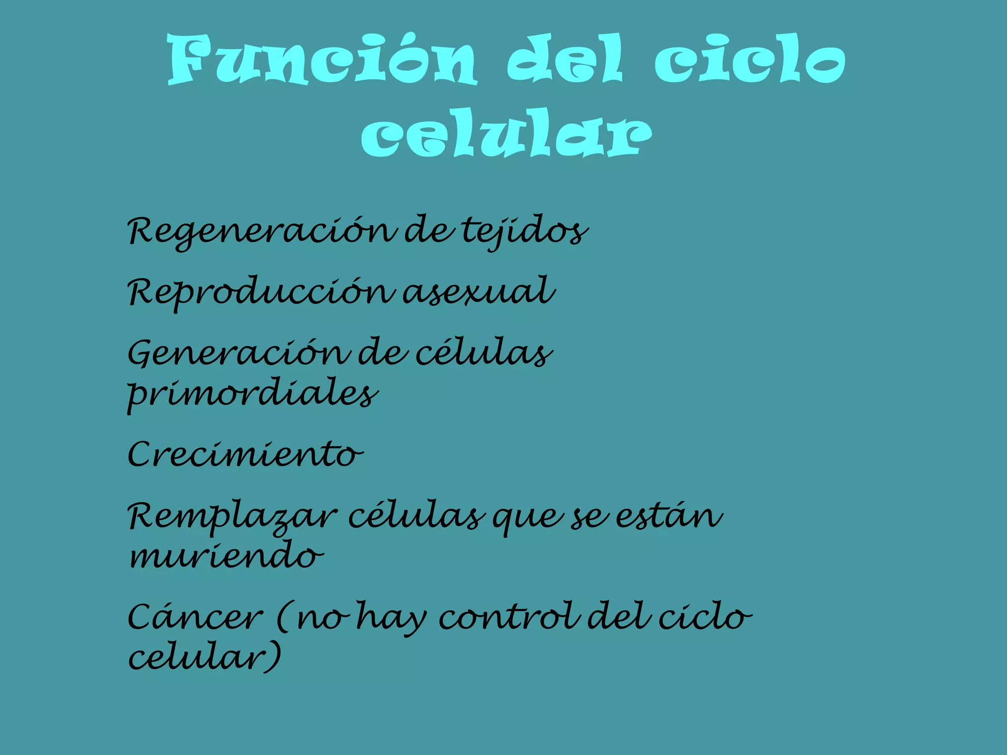 Ciclo celular | PPT