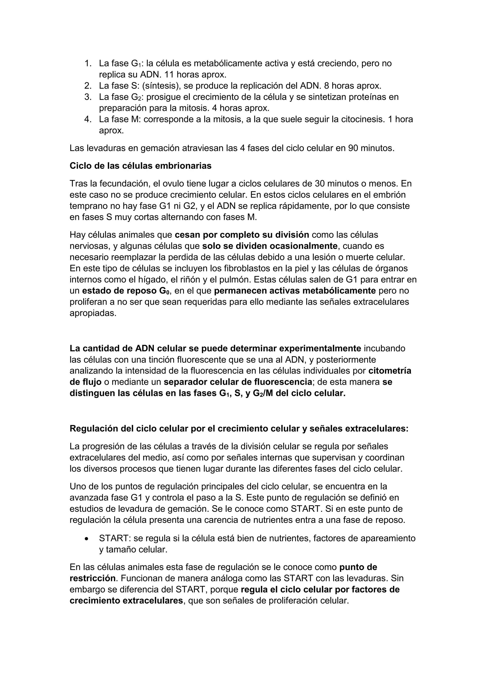 Ciclo Celular Pdf Descarga Gratuita