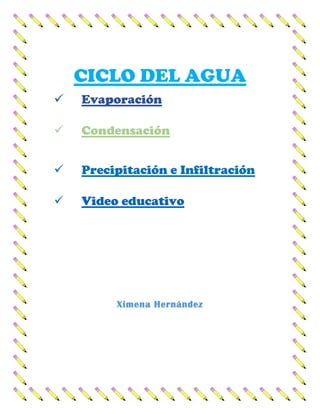 Ciclo del agua-Ximena Hernández Cogollo2025 | PDF