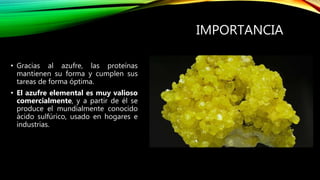 Ciclo del azufre | PPTX