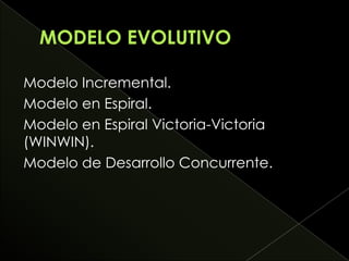 Ciclo de vida incremental (Grupo 3) | PPTX