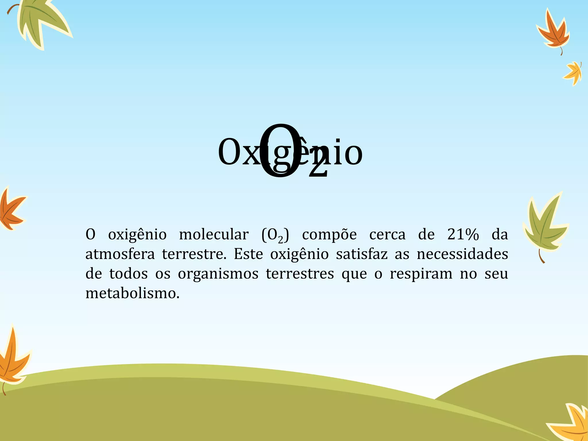 Ciclo do oxigênio | PPTX