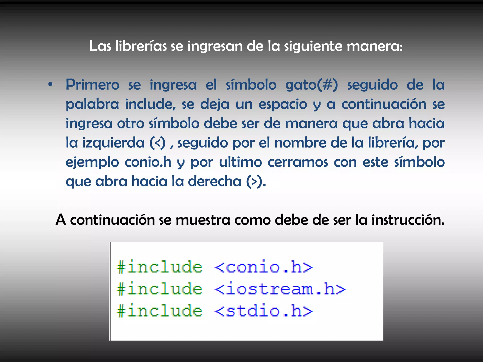 Como crear un programa de ciclo FOR en lenguaje C++ | PPT